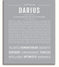 Darius | Name Art Print – Name Stories