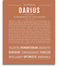 Darius | Name Art Print – Name Stories