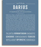 Darius | Name Art Print – Name Stories