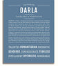 Darla | Name Art Print – Name Stories
