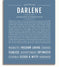 Darlene | Name Art Print – Name Stories