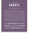 Darryl | Name Art Print – Name Stories