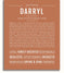 Darryl | Name Art Print – Name Stories