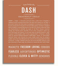 Dash | Name Art Print – Name Stories