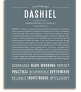 Dashiel | Name Art Print – Name Stories