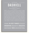 Dashiell | Name Art Print – Name Stories