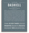 Dashiell | Name Art Print – Name Stories