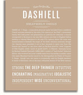 Dashiell Personalized Name Meaning Art Prints – Name Stories
