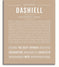 Dashiell | Name Art Print – Name Stories