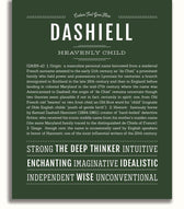 Dashiell | Name Art Print – Name Stories