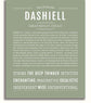 Dashiell Personalized Name Meaning Art Prints – Name Stories