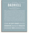 Dashiell | Name Art Print – Name Stories
