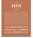 David | Name Art Print – Name Stories