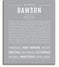 Dawson | Name Art Print – Name Stories
