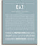 Dax Personalized Name Meaning Art Prints – Name Stories