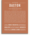 Daxton | Name Art Print – Name Stories