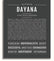Dayana | Name Art Print – Name Stories
