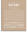 Dayana | Name Art Print – Name Stories