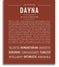 Dayna | Name Art Print – Name Stories