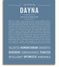Dayna | Name Art Print – Name Stories