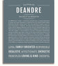 Deandre | Name Art Print – Name Stories