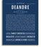 Deandre | Name Art Print – Name Stories
