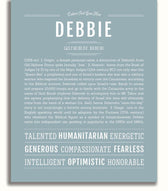 Debbie | Name Art Print – Name Stories