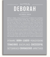 Deborah | Name Art Print – Name Stories