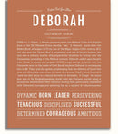 Deborah | Name Art Print – Name Stories