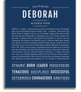 Deborah | Name Art Print – Name Stories