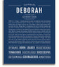 Deborah Personalized Name Meaning Art Prints – Name Stories