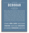 Deborah Personalized Name Meaning Art Prints – Name Stories