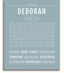 Deborah | Name Art Print – Name Stories