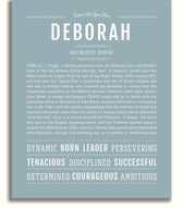 Deborah | Name Art Print – Name Stories