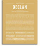 Declan Personalized Name Meaning Art Prints – Name Stories