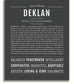 Deklan | Name Art Print – Name Stories