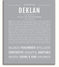 Deklan Personalized Name Meaning Art Prints – Name Stories