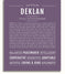 Deklan Personalized Name Meaning Art Prints – Name Stories