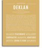 Deklan | Name Art Print – Name Stories