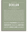 Deklan | Name Art Print – Name Stories