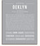 Deklyn Personalized Name Meaning Art Prints – Name Stories