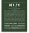 Deklyn | Name Art Print – Name Stories