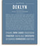 Deklyn | Name Art Print – Name Stories