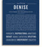 Denise | Name Art Print – Name Stories