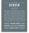 Denver | Name Art Print – Name Stories
