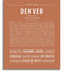 Denver | Name Art Print – Name Stories