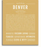 Denver | Name Art Print – Name Stories