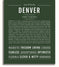 Denver | Name Art Print – Name Stories