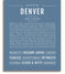 Denver | Name Art Print – Name Stories