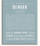 Denver | Name Art Print – Name Stories